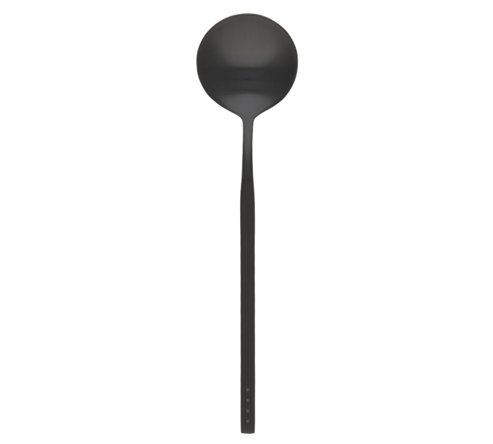 Matte Black Spoon - 12pc